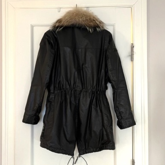 SAM. | Jackets & Coats | Sam Hudson Parka With Real Raccoon Fur Collar ...
